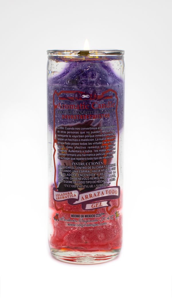 ARRAZA TODO – Veladora Gel