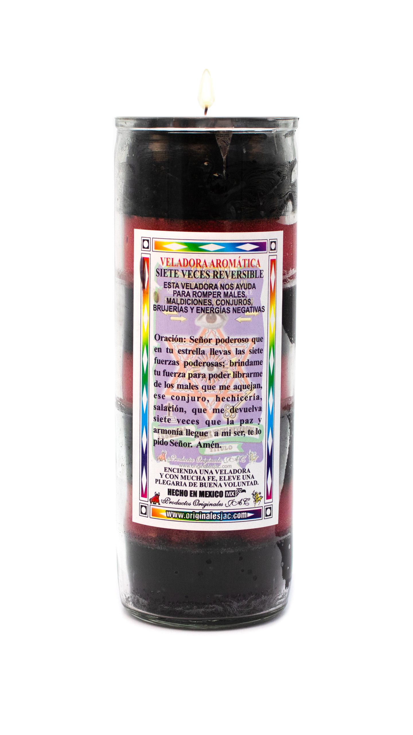 SIETE VECES REVERSIBLE – Veladora Titulo